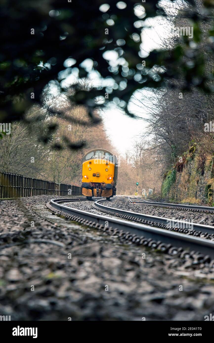 English Electric Type 3 British Rail Class 37 diesel locomotive number ...