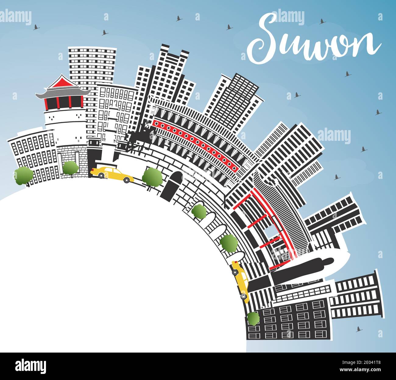 Suwon korea Stock Vector Images - Alamy