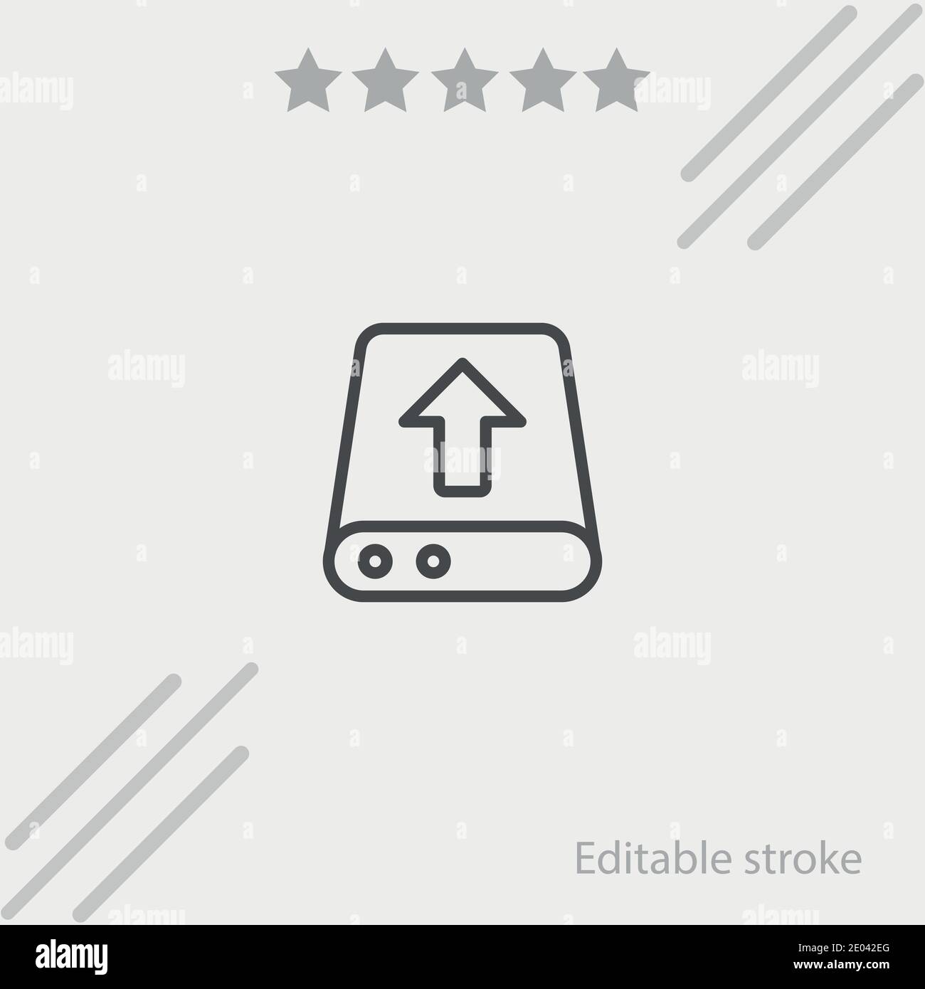 upload vector icon modern simple vector illustration Stock Vector Image ...