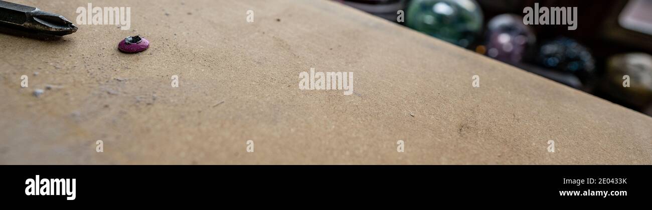 Damaged screw head caused by using the wrong bit and speed to install ...