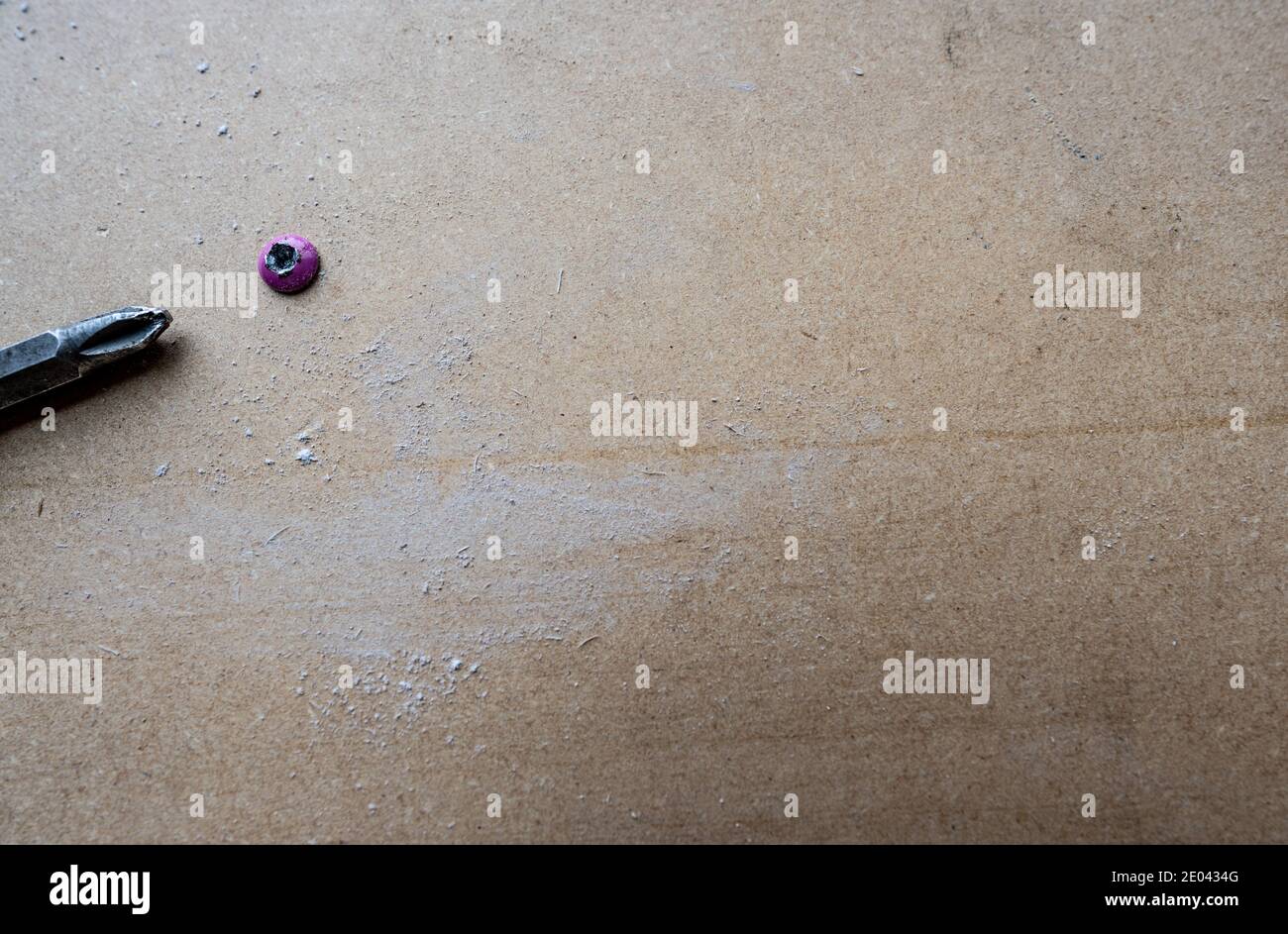 Damaged screw head caused by using the wrong bit and speed to install ...