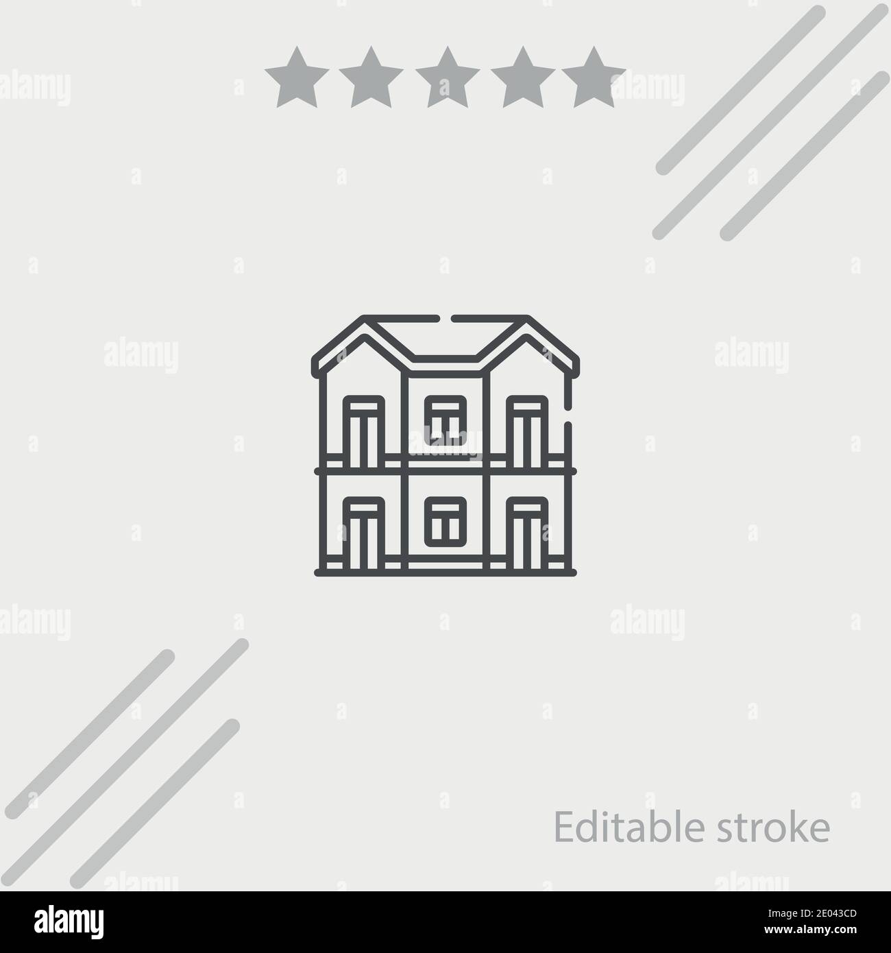 house vector icon modern simple vector illustration Stock Vector Image ...