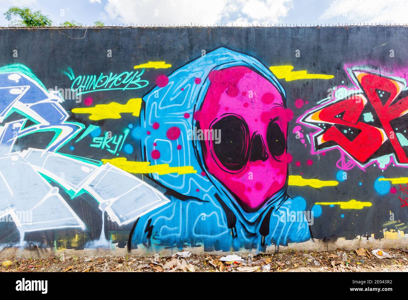 Street art in Cebu,Philippines Stock Photo - Alamy