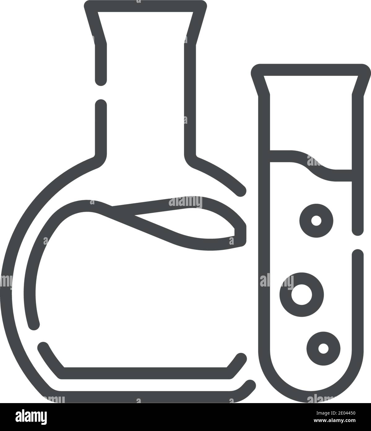 test tubes vector icon modern simple vector illustration Stock Vector ...