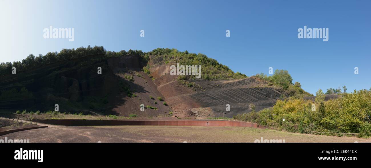 Croscat volcano. Natural Park of La Garrotxa volcanic area. Girona ...