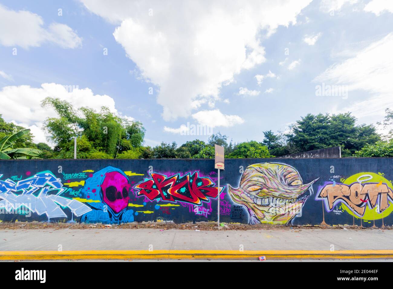 Street art in Cebu,Philippines Stock Photo - Alamy