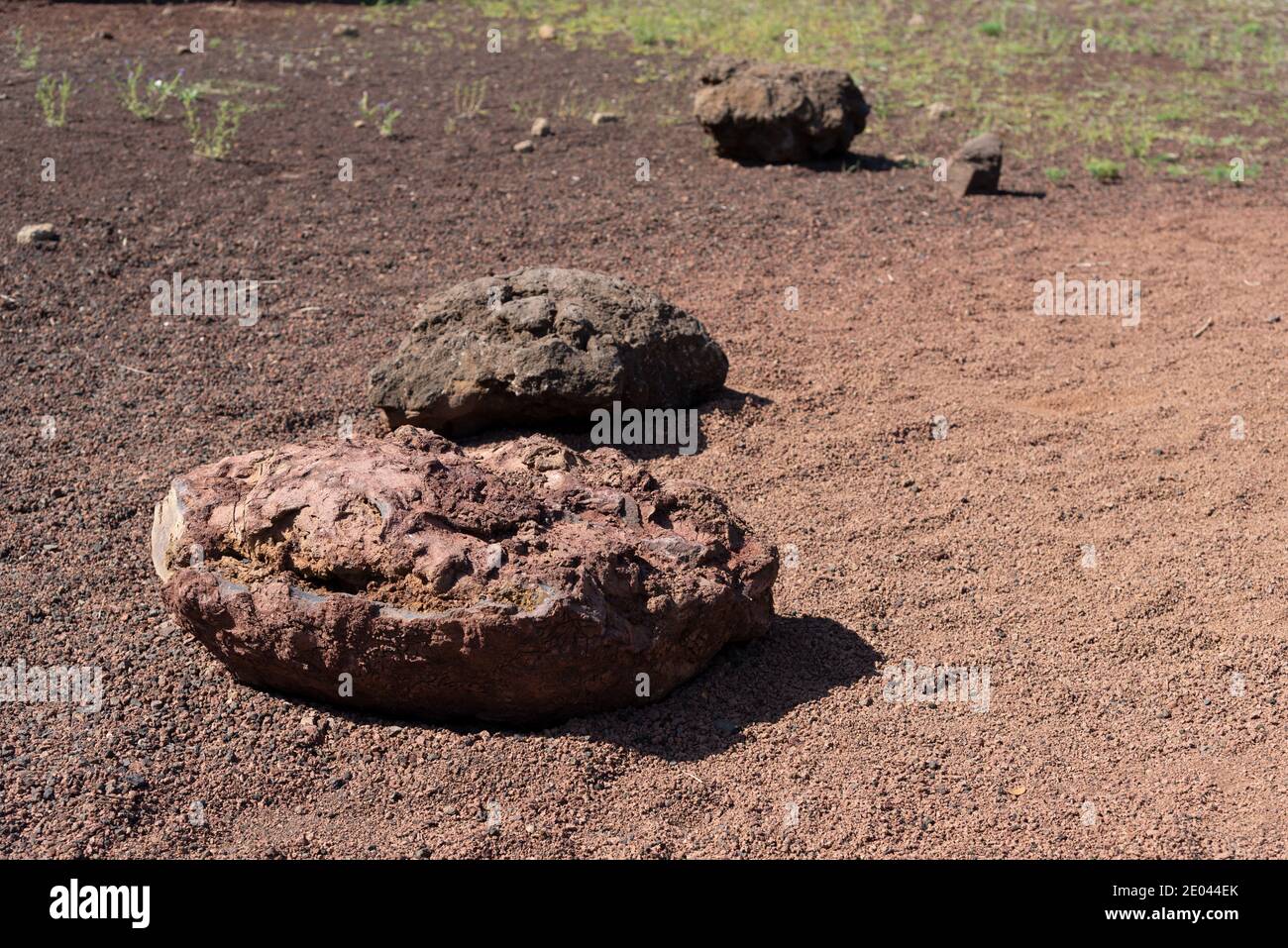 Croscat volcano. Natural Park of La Garrotxa volcanic area. Girona ...