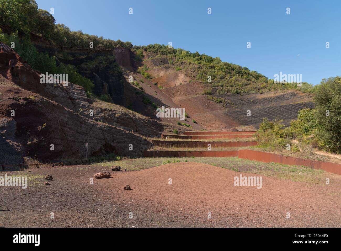 Croscat volcano. Natural Park of La Garrotxa volcanic area. Girona ...
