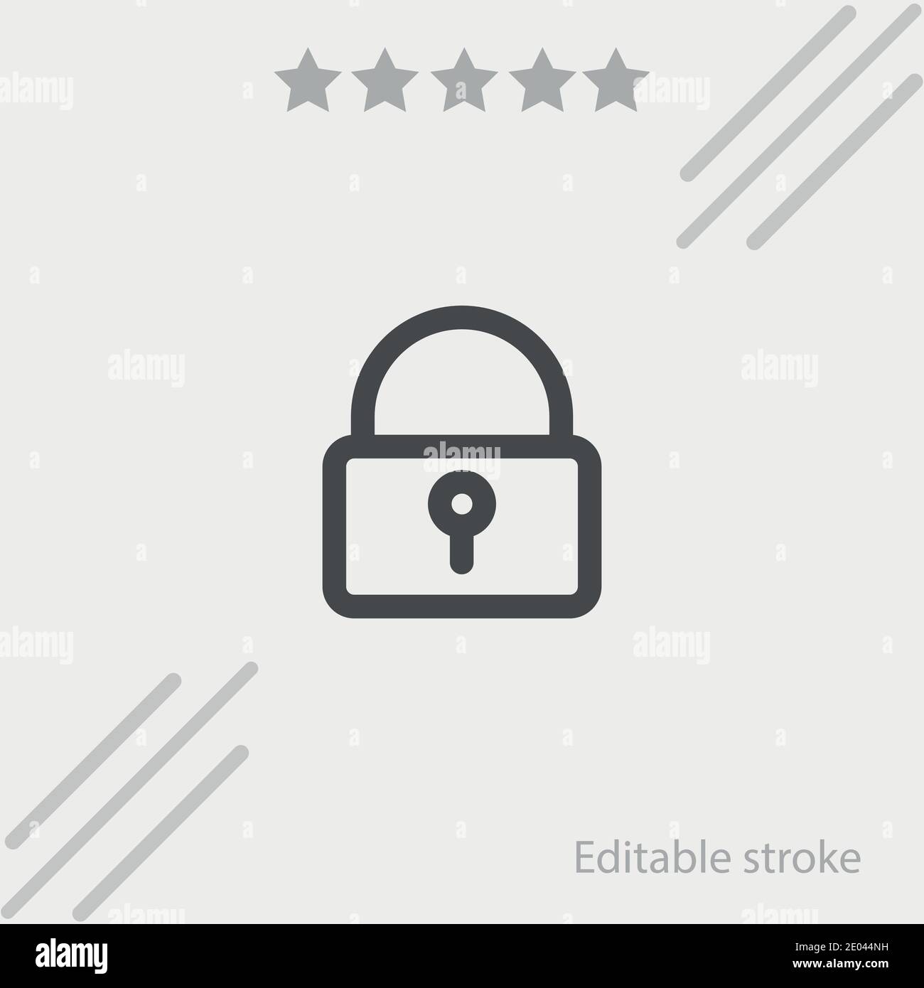 lock vector icon modern simple vector illustration Stock Vector Image ...