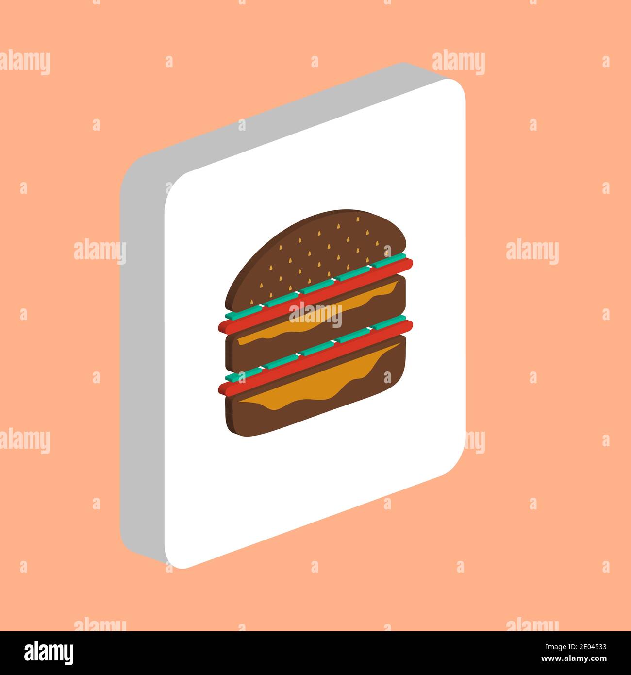 Ham sandwich sign Stock Vector Images - Alamy