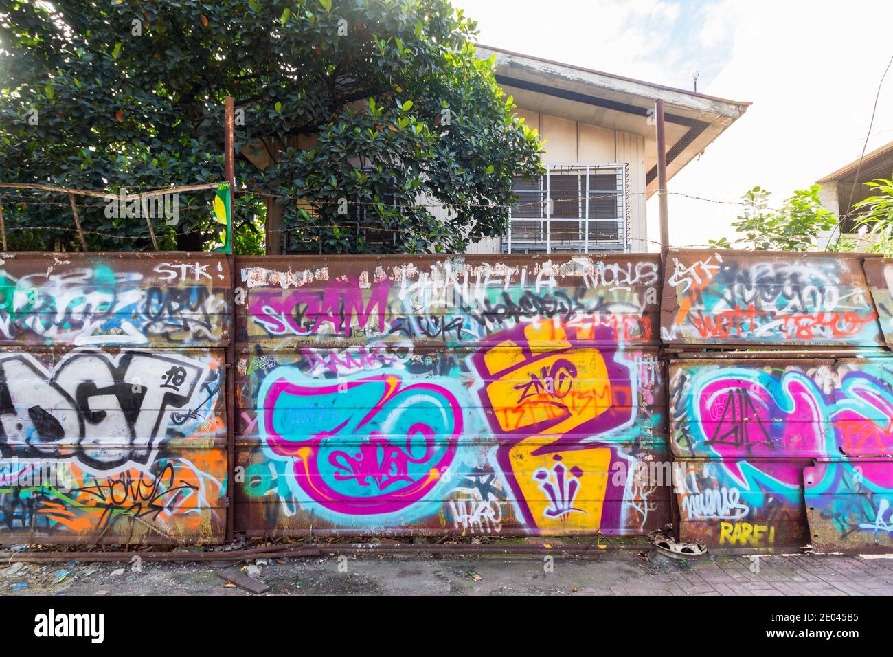 Street art in Cebu,Philippines Stock Photo - Alamy