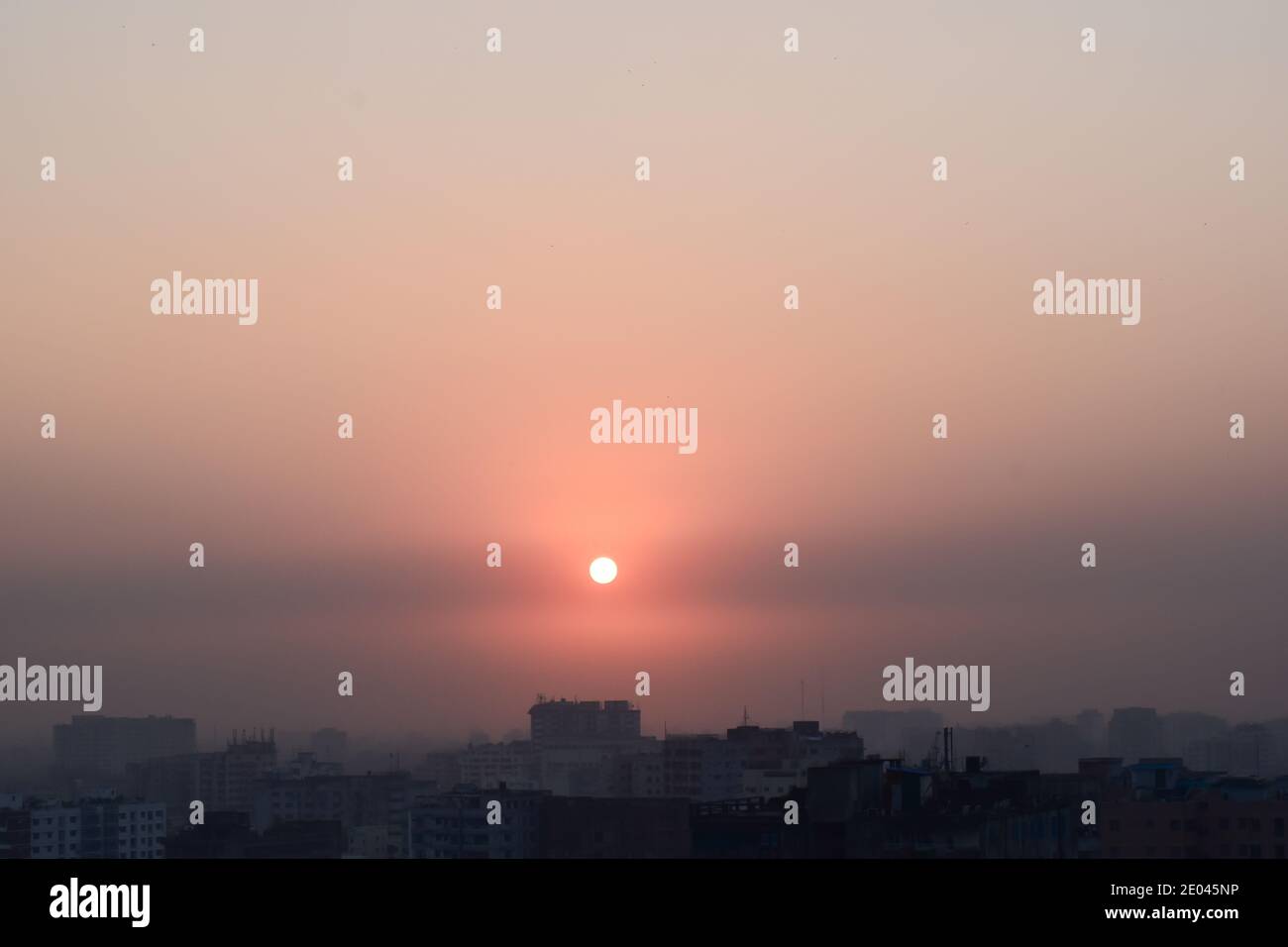 Sunsets in Dhaka City, Bangladesh Stock Photo - Alamy
