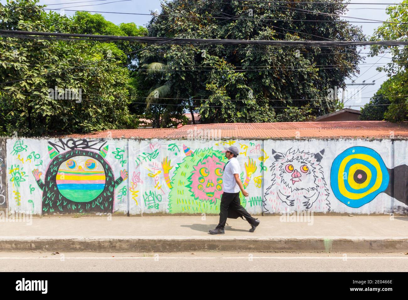 Street art in Cebu,Philippines Stock Photo - Alamy