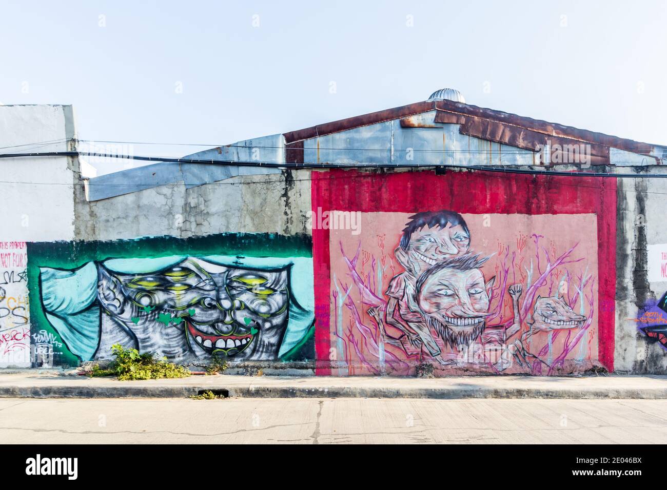 Street art in Cebu,Philippines Stock Photo - Alamy