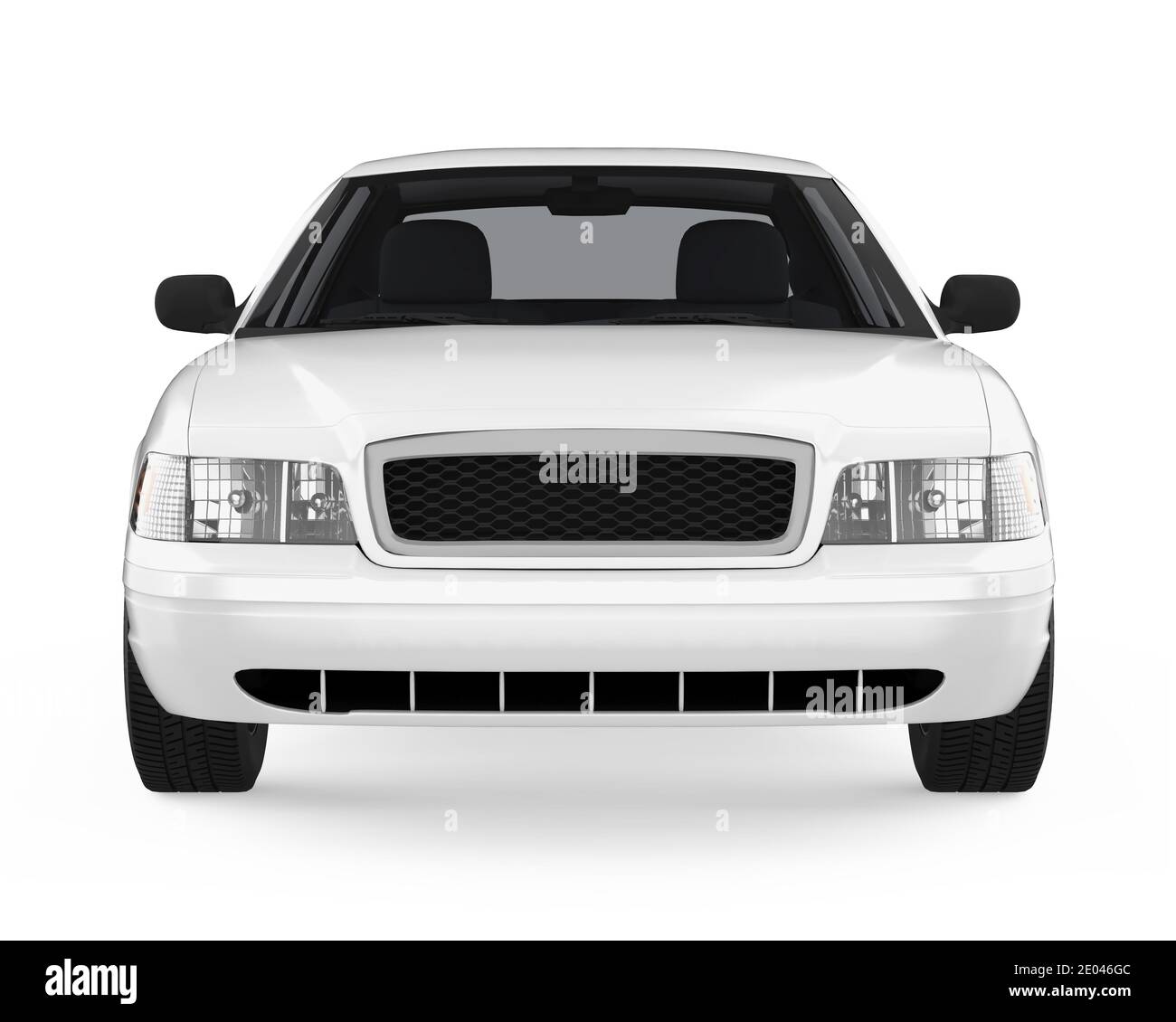 Sedan Car Isolated Stock Photo - Alamy