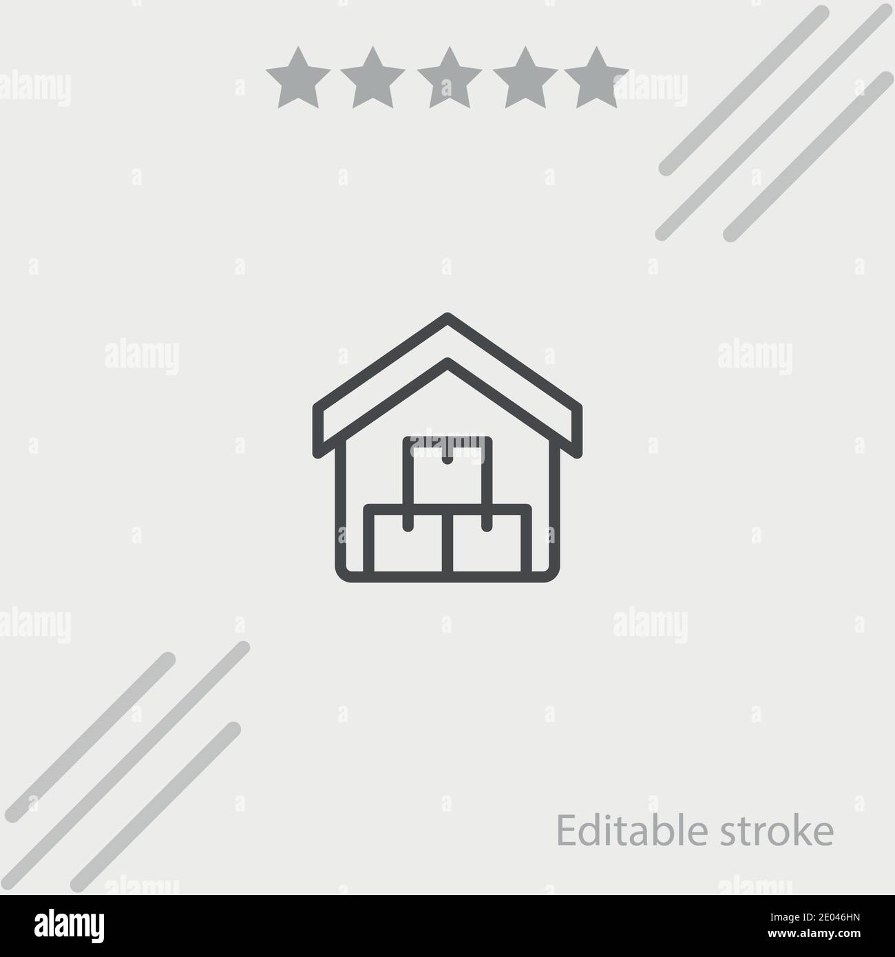 boxes vector icon modern simple vector illustration Stock Vector Image ...