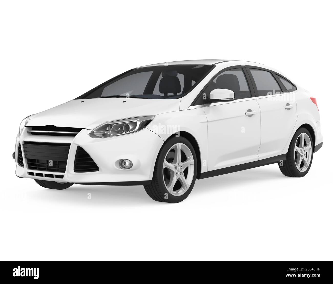 Sedan Car Isolated Stock Photo - Alamy