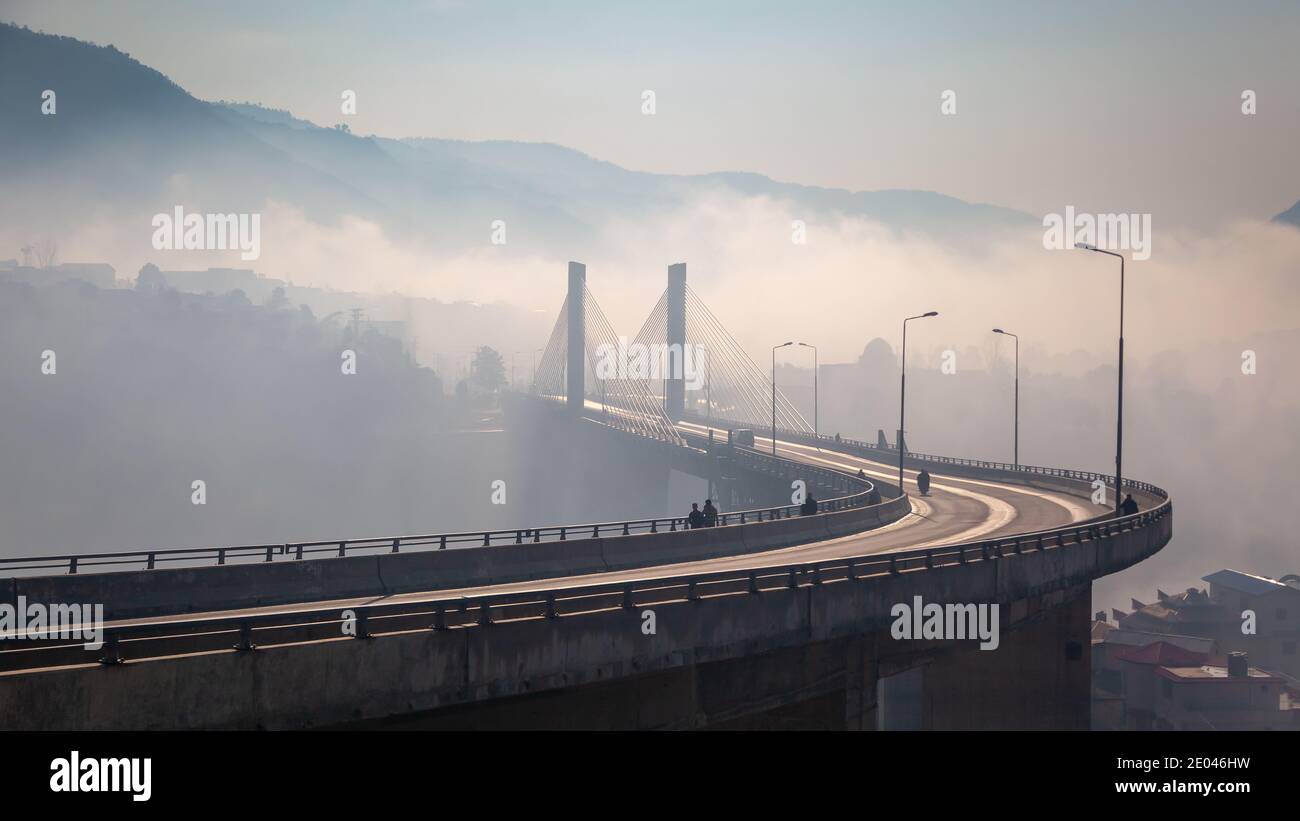 an Iconic bridge in Kashmir Stock Photo - Alamy