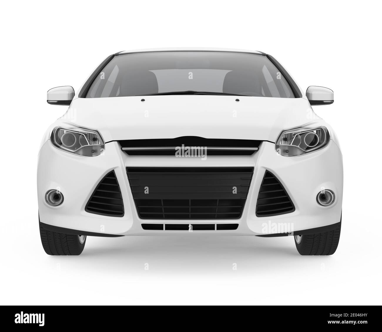Sedan Car Isolated Stock Photo - Alamy