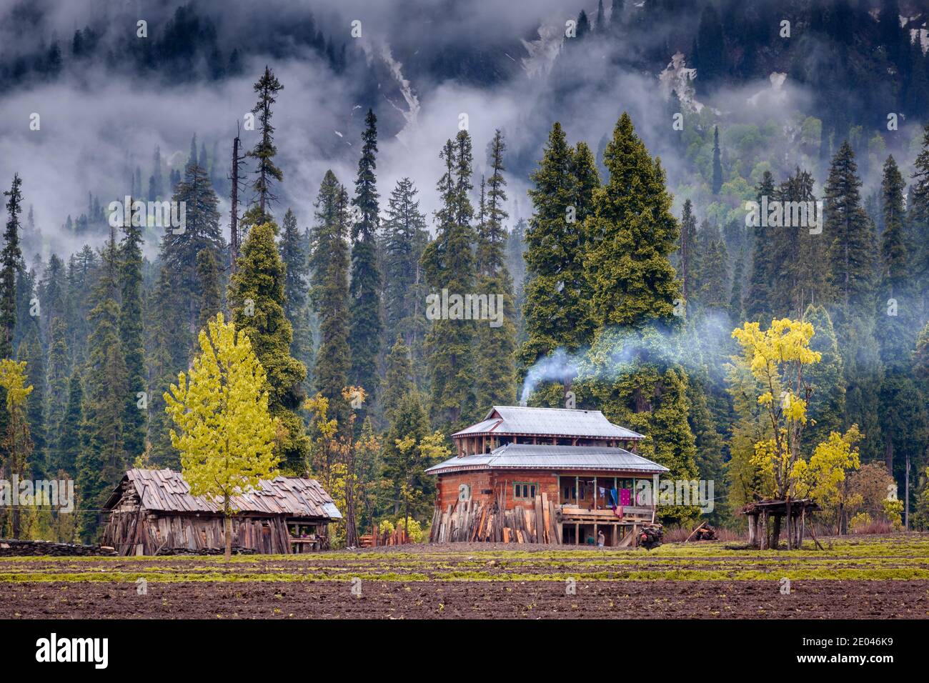 A typical Village Morning Stock Photo - Alamy