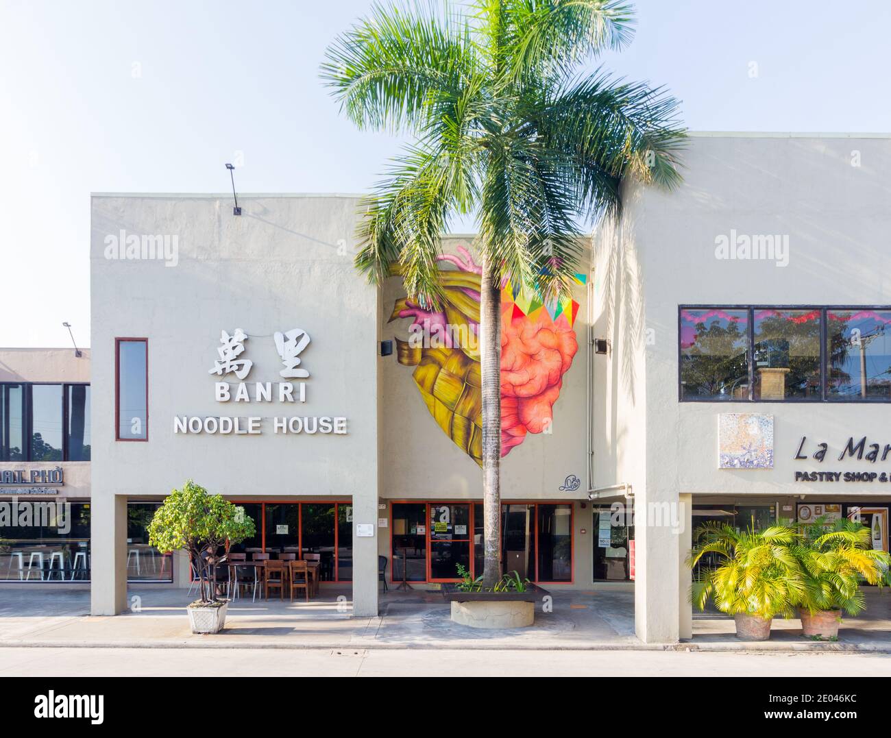 Wall art at the Crossroads, a strip mall in Cebu City, Philippines ...