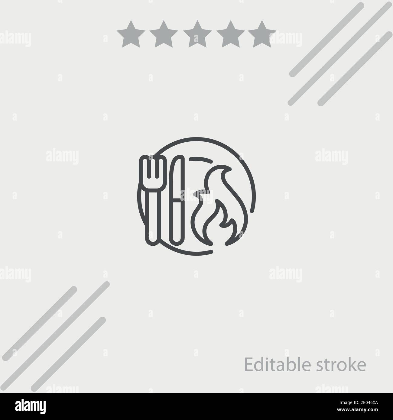 meal vector icon modern simple vector illustration Stock Vector Image ...