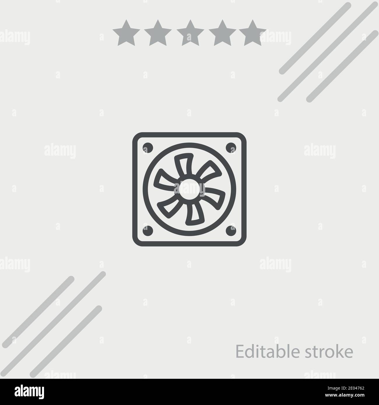 cooler vector icon modern simple vector illustration Stock Vector Image ...