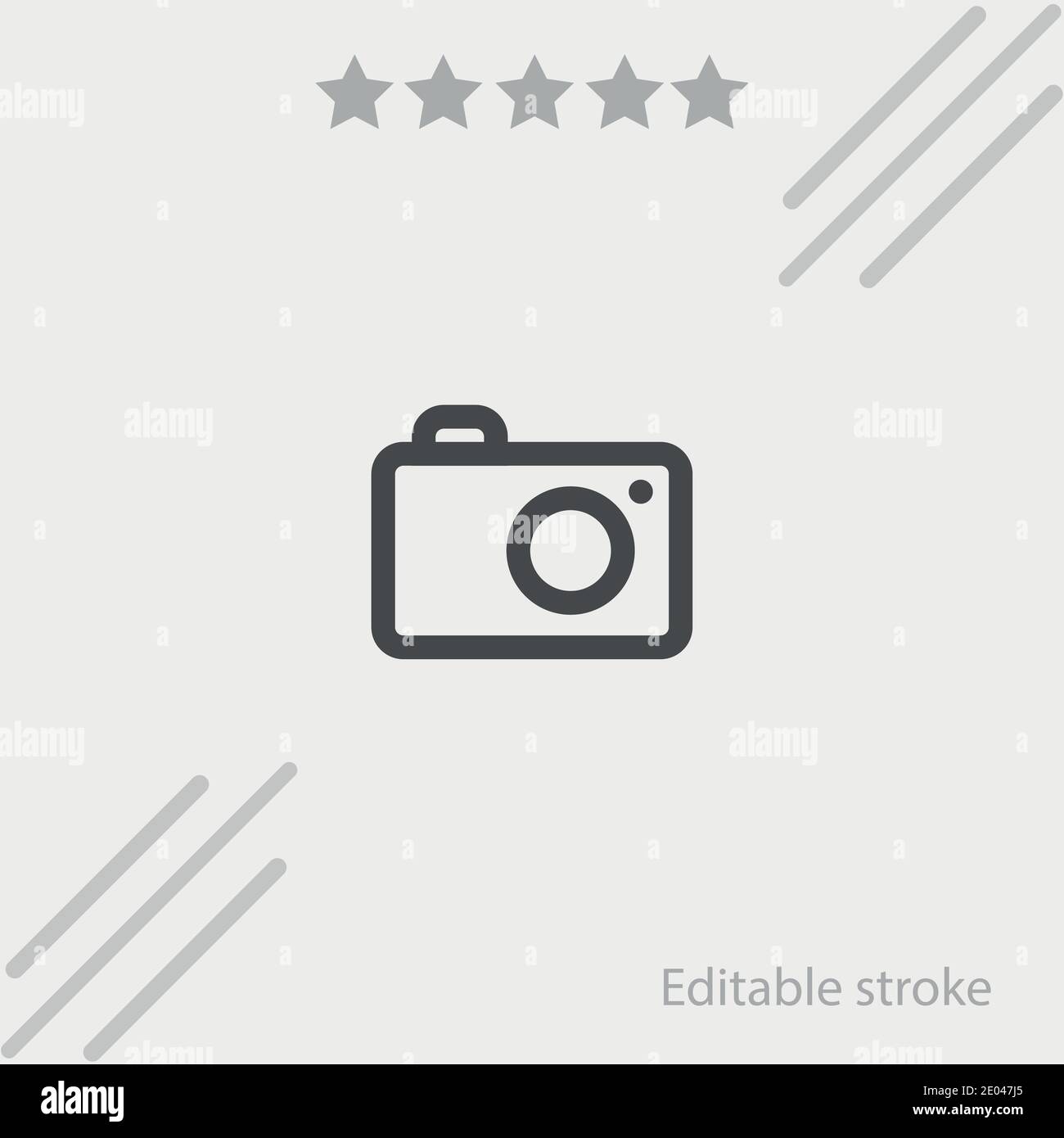 photography camera outline vector icon modern simple vector ...