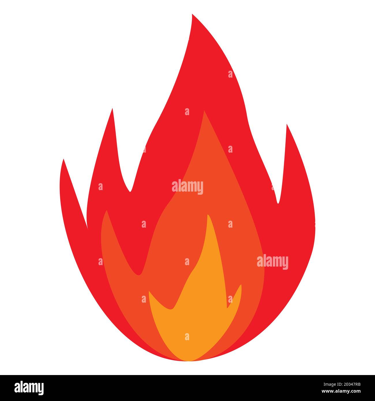 Sign flame icon vector fire source, heat flame fire concept Stock ...