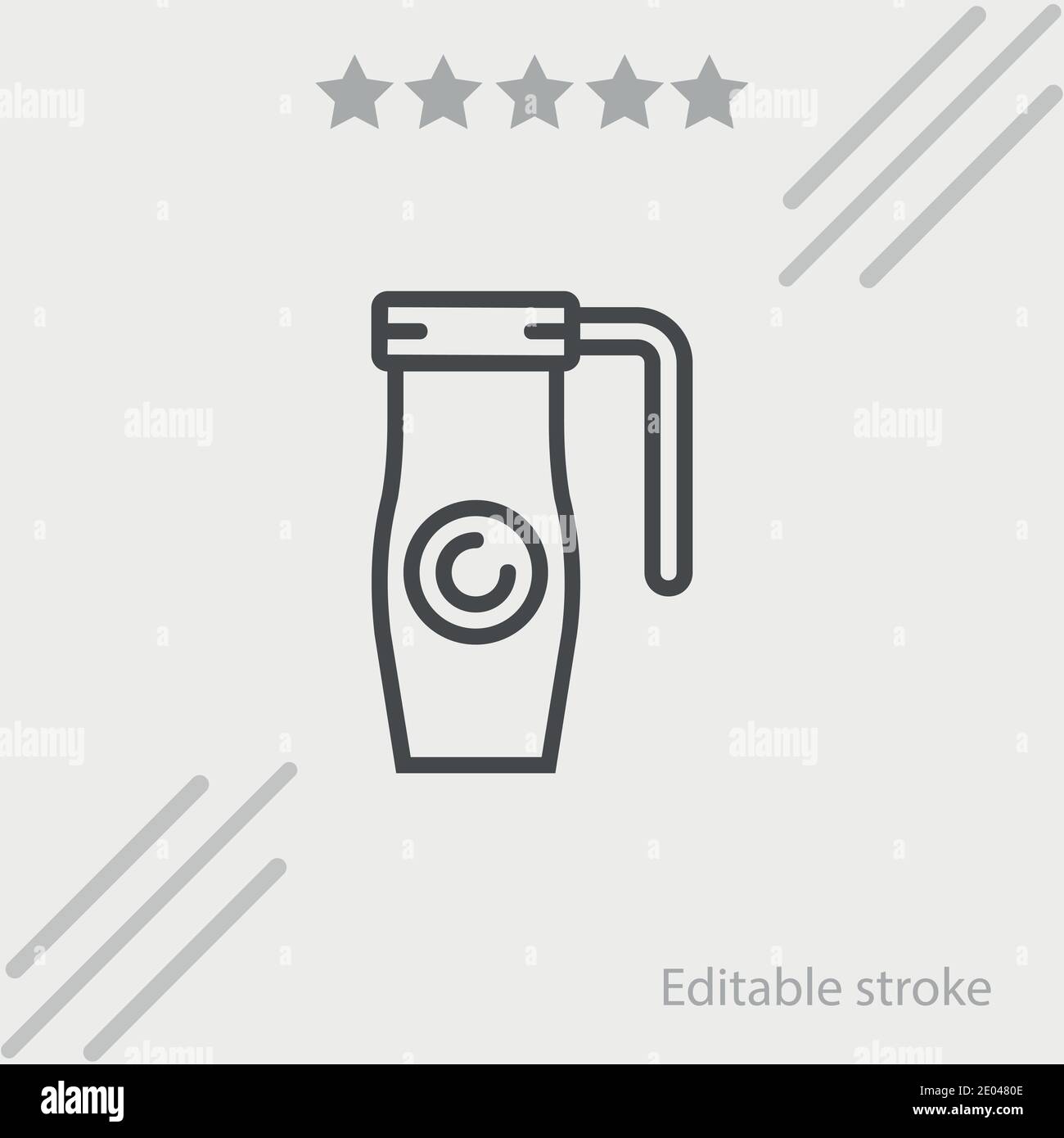 thermo vector icon modern simple vector illustration Stock Vector Image ...