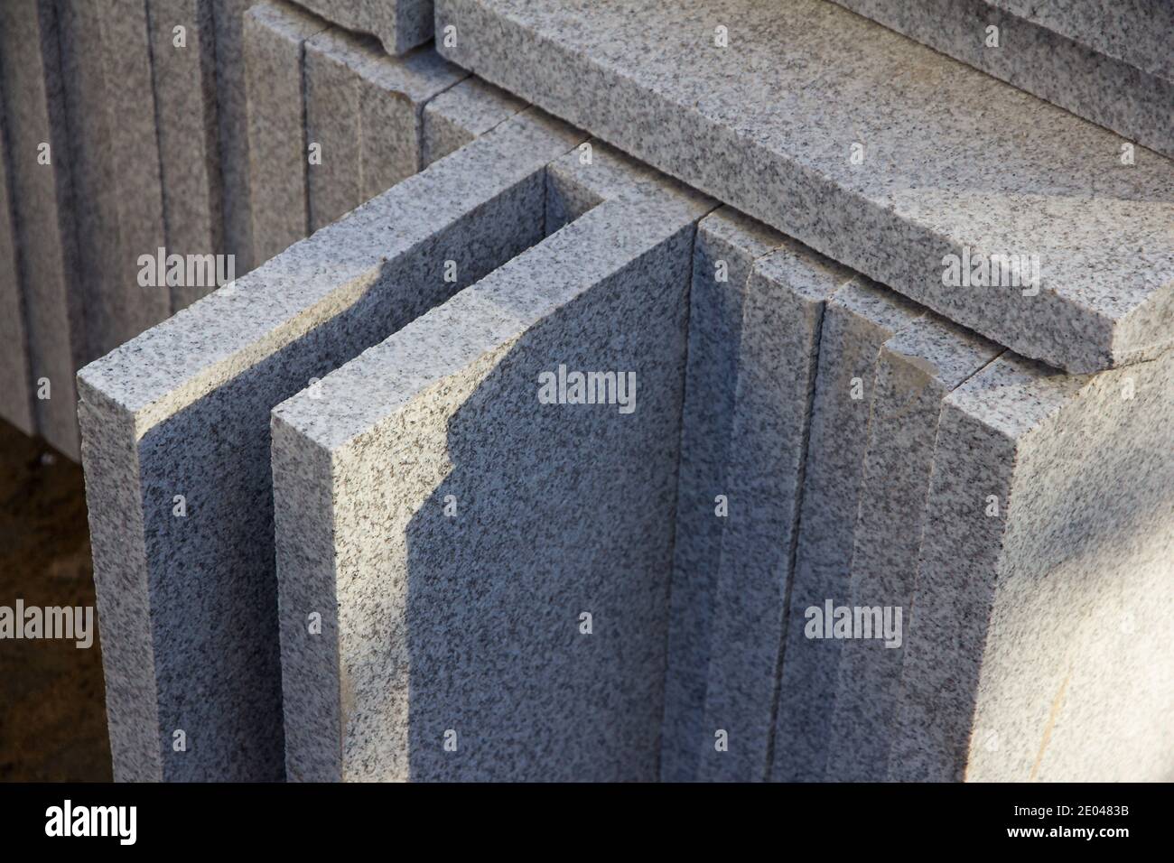 Granite slabs close up. Granite texture. Granite countertop slabs ...