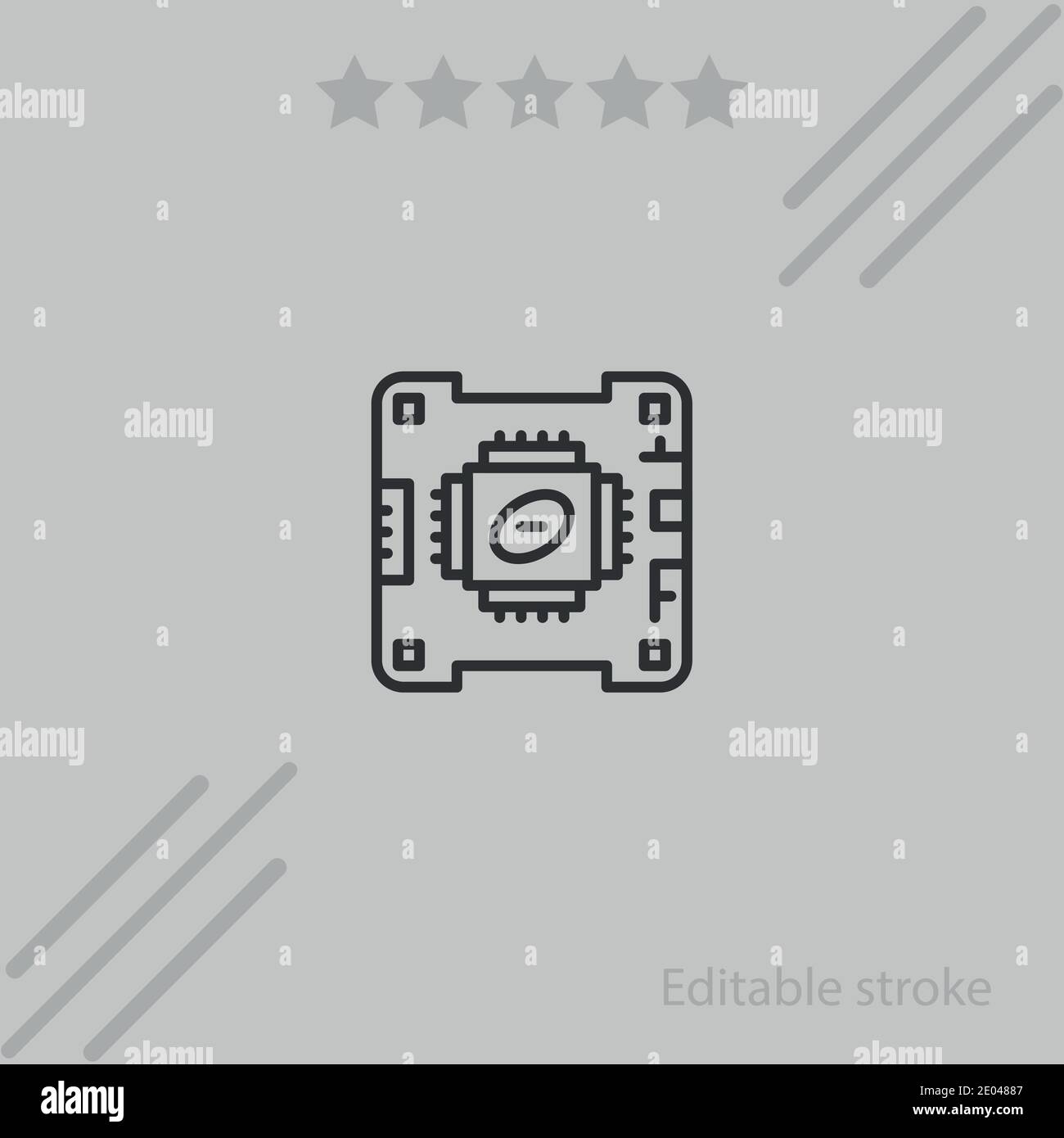 motherboard vector icon modern simple vector illustration Stock Vector ...