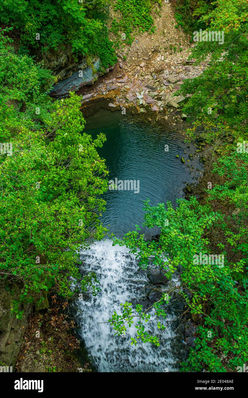 Lower West Cliff Falls Niagara Escarpment Dundas Valley Hamilton ...