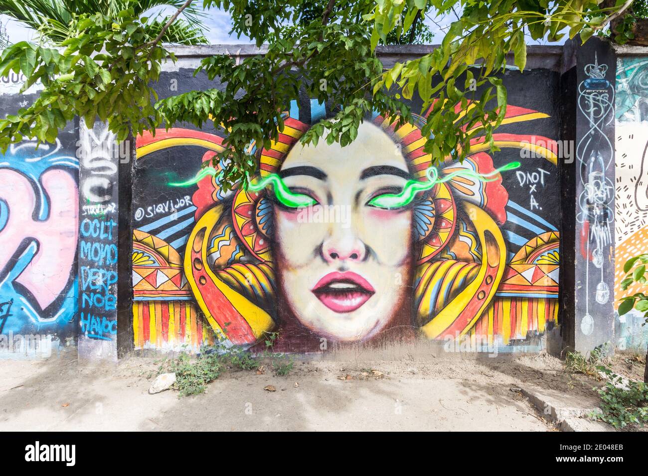 Street art in Cebu,Philippines Stock Photo - Alamy