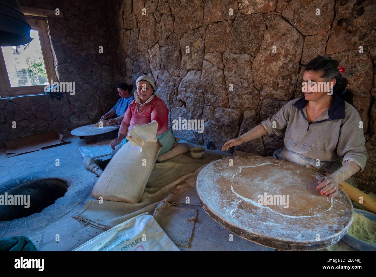 Lavash making hi-res stock photography and images - Alamy