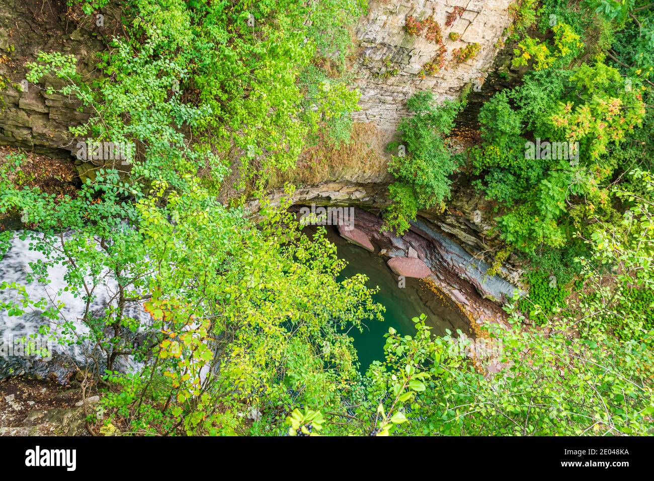 Lower West Cliff Falls Niagara Escarpment Dundas Valley Hamilton ...