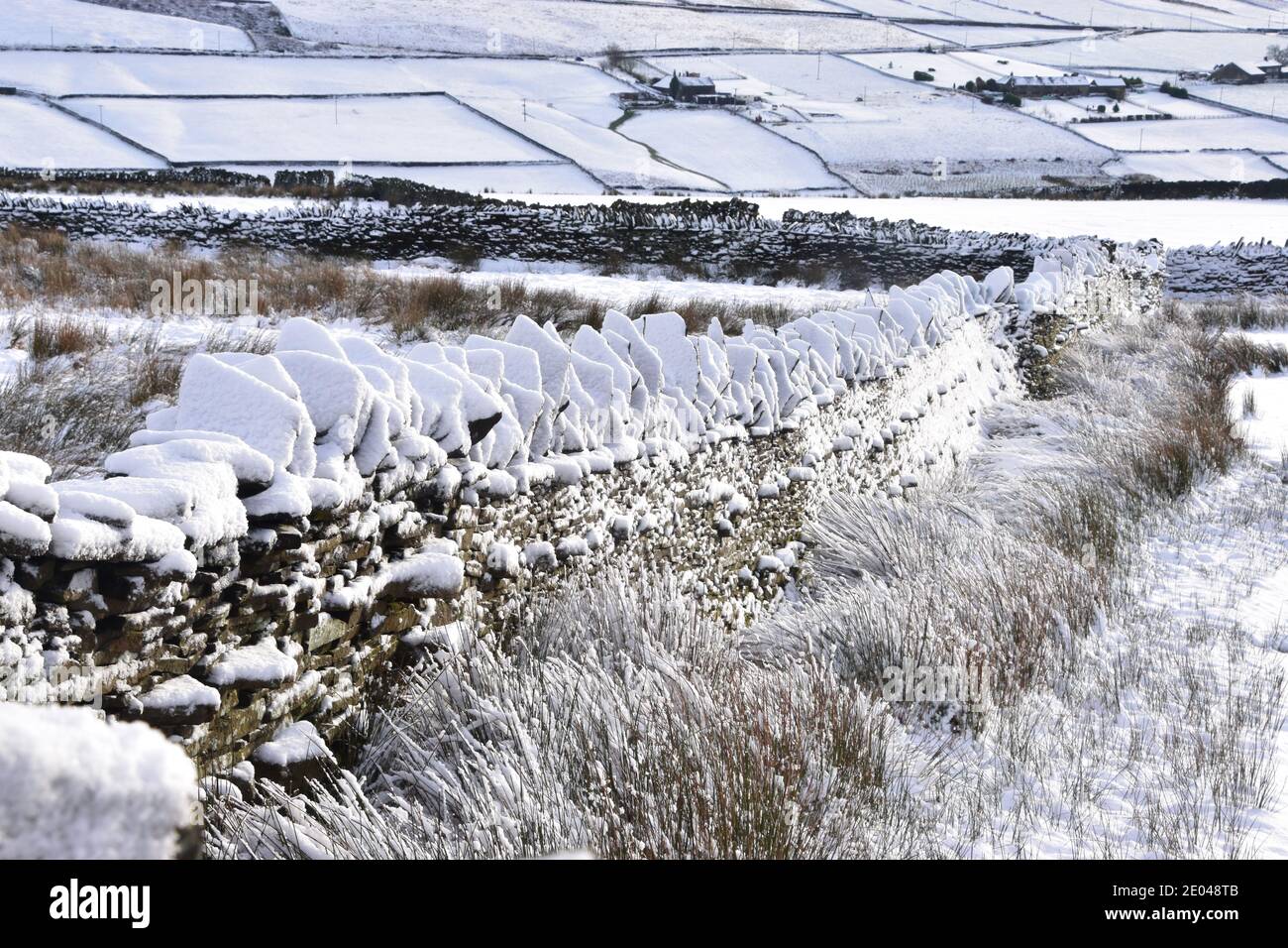 Haworth snow yorkshire winter hi-res stock photography and images - Alamy