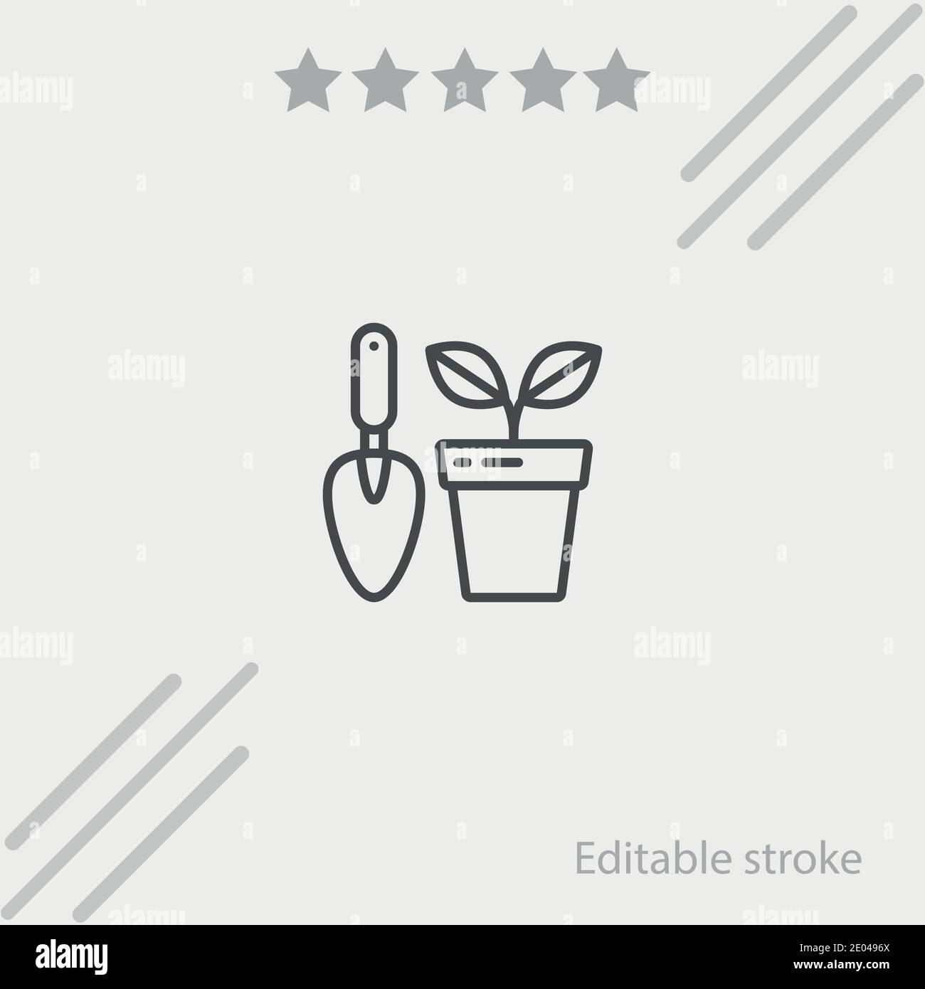 gardening vector icon modern simple vector illustration Stock Vector ...