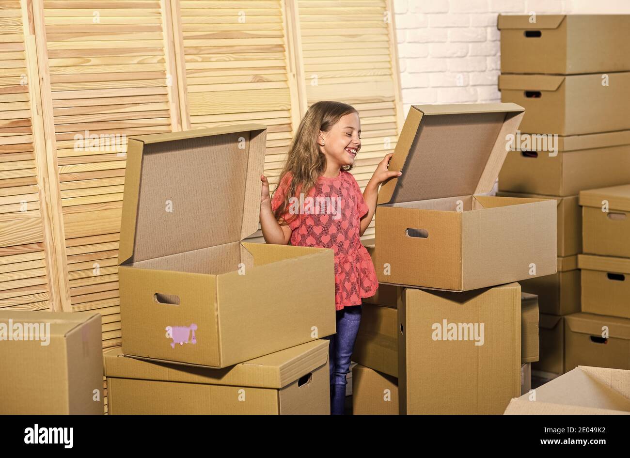 Move out concept. Prepare for moving. Moving out. Packaging things ...