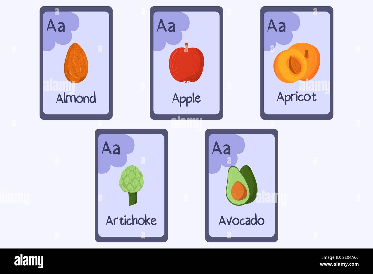 Flash cards classroom Stock Vector Images - Alamy