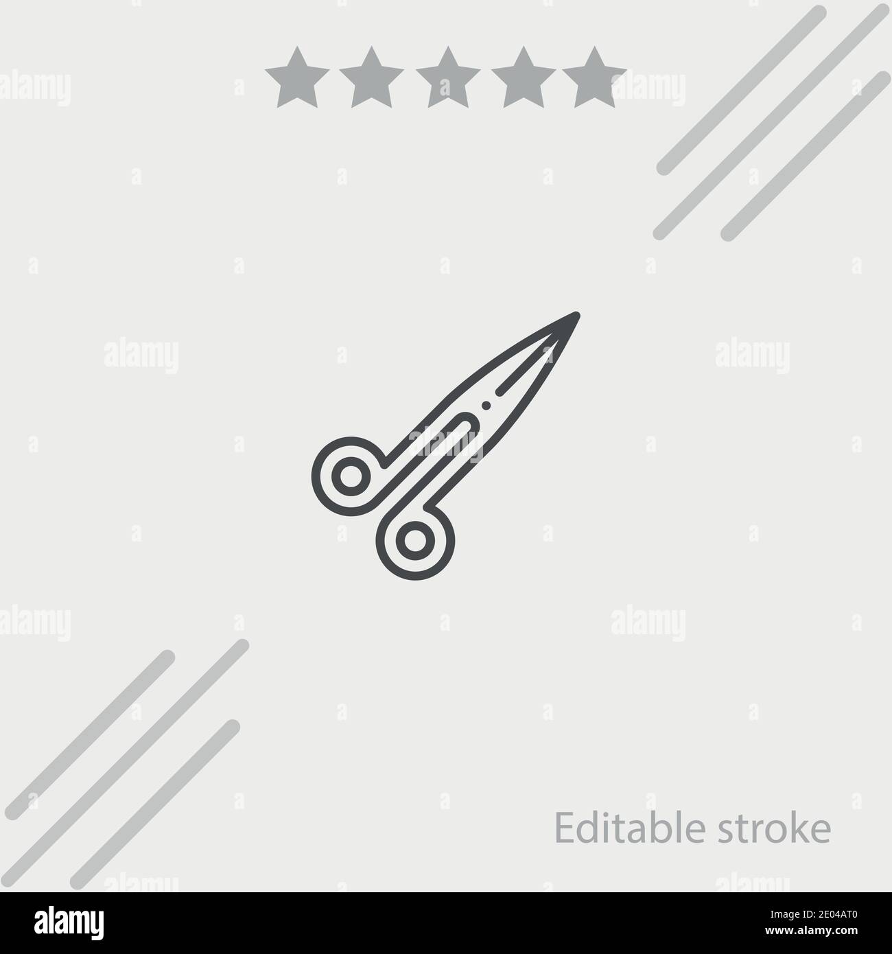scissors vector icon modern simple vector illustration Stock Vector ...