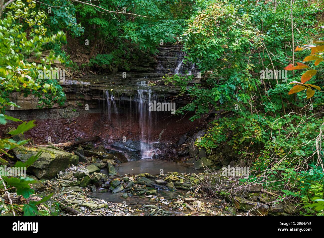 Lower West Cliff Falls Niagara Escarpment Dundas Valley Hamilton ...