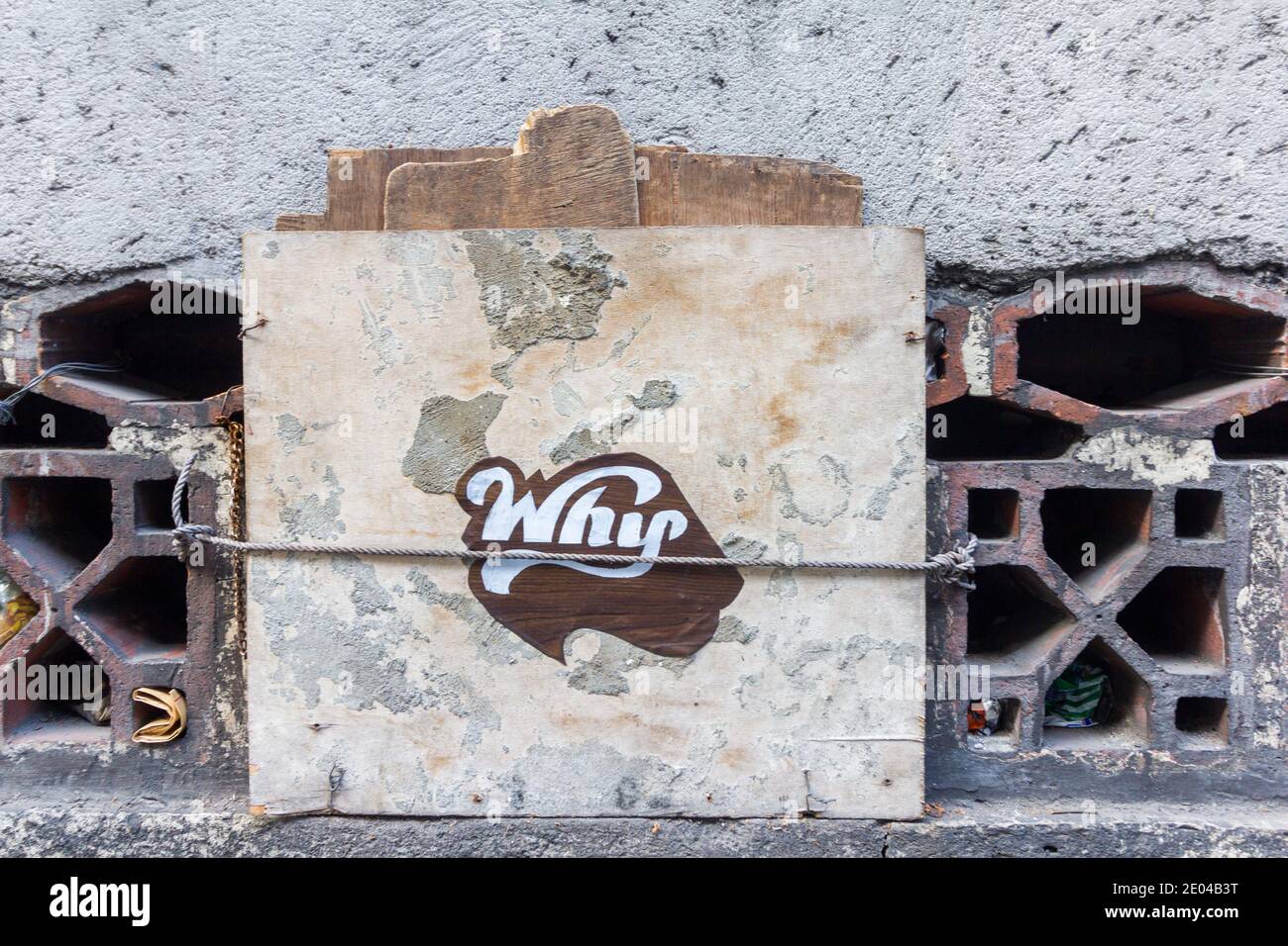 Sticker art in Makati City, Philippines Stock Photo - Alamy