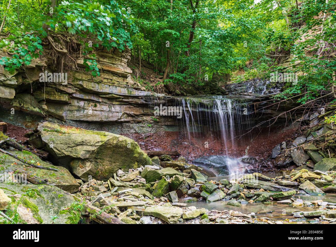 Lower West Cliff Falls Niagara Escarpment Dundas Valley Hamilton ...