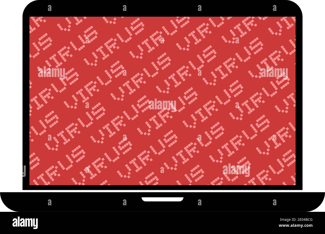 Ransomware computer screen Stock Vector Images - Alamy