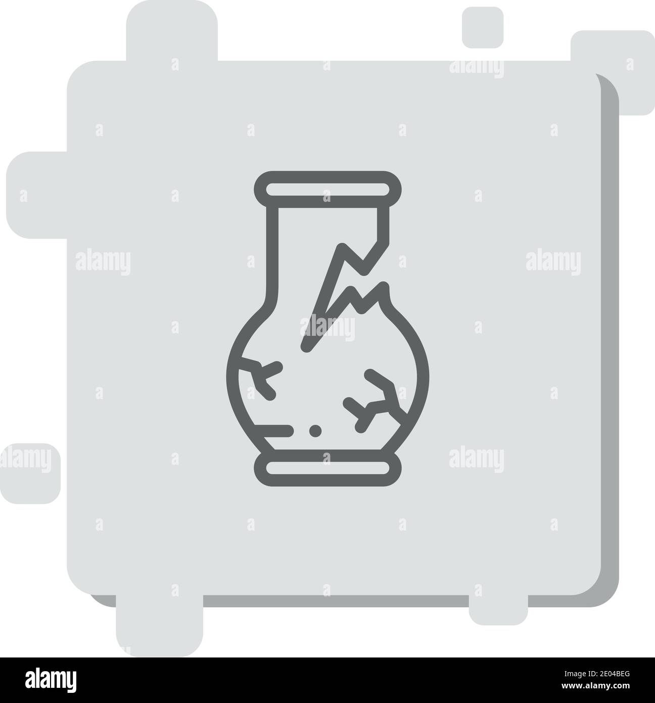 broken vector icon modern simple vector illustration Stock Vector Image ...