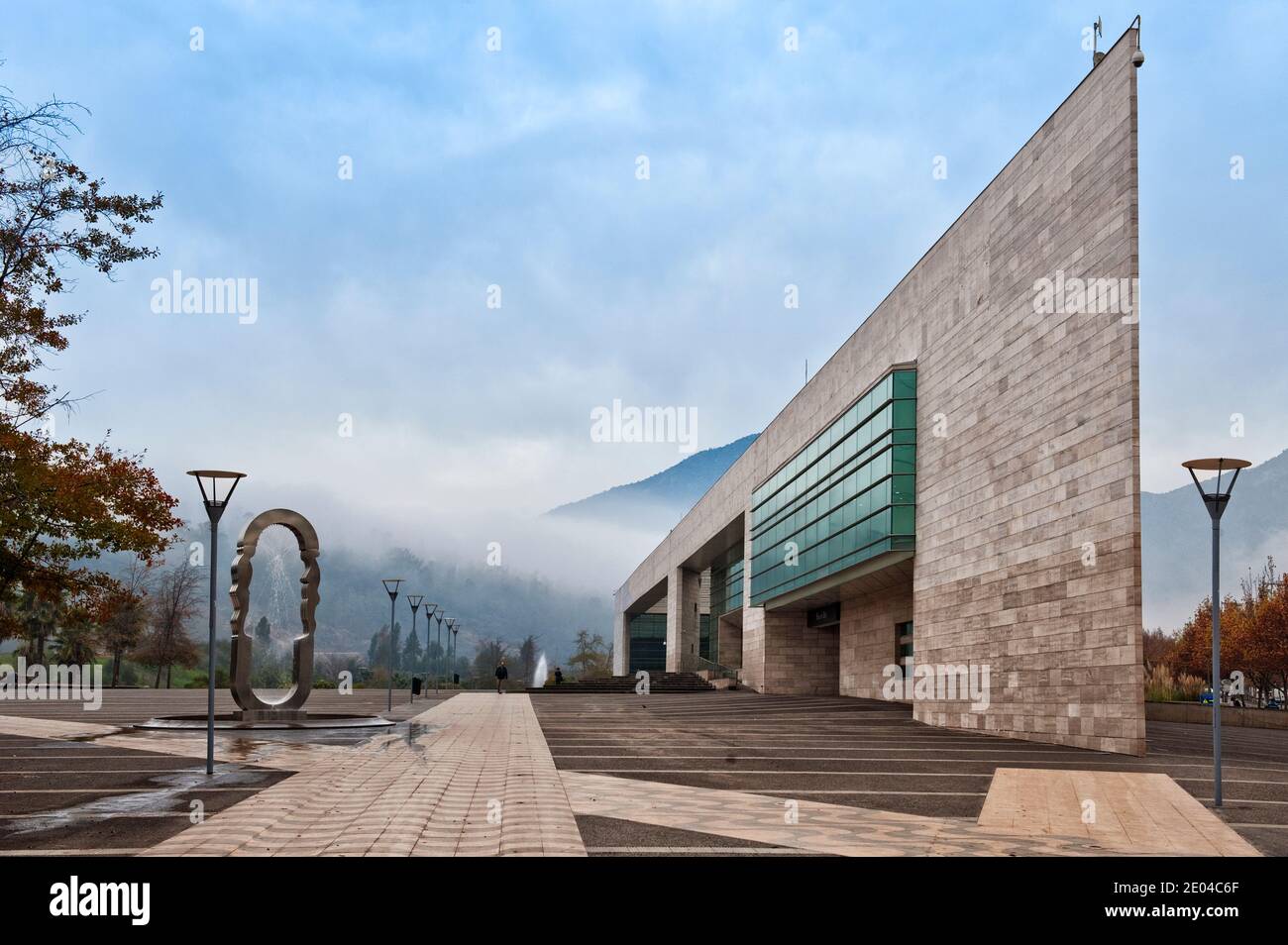 Image of Vitacura city hall futuristic building, Chile Stock Photo - Alamy