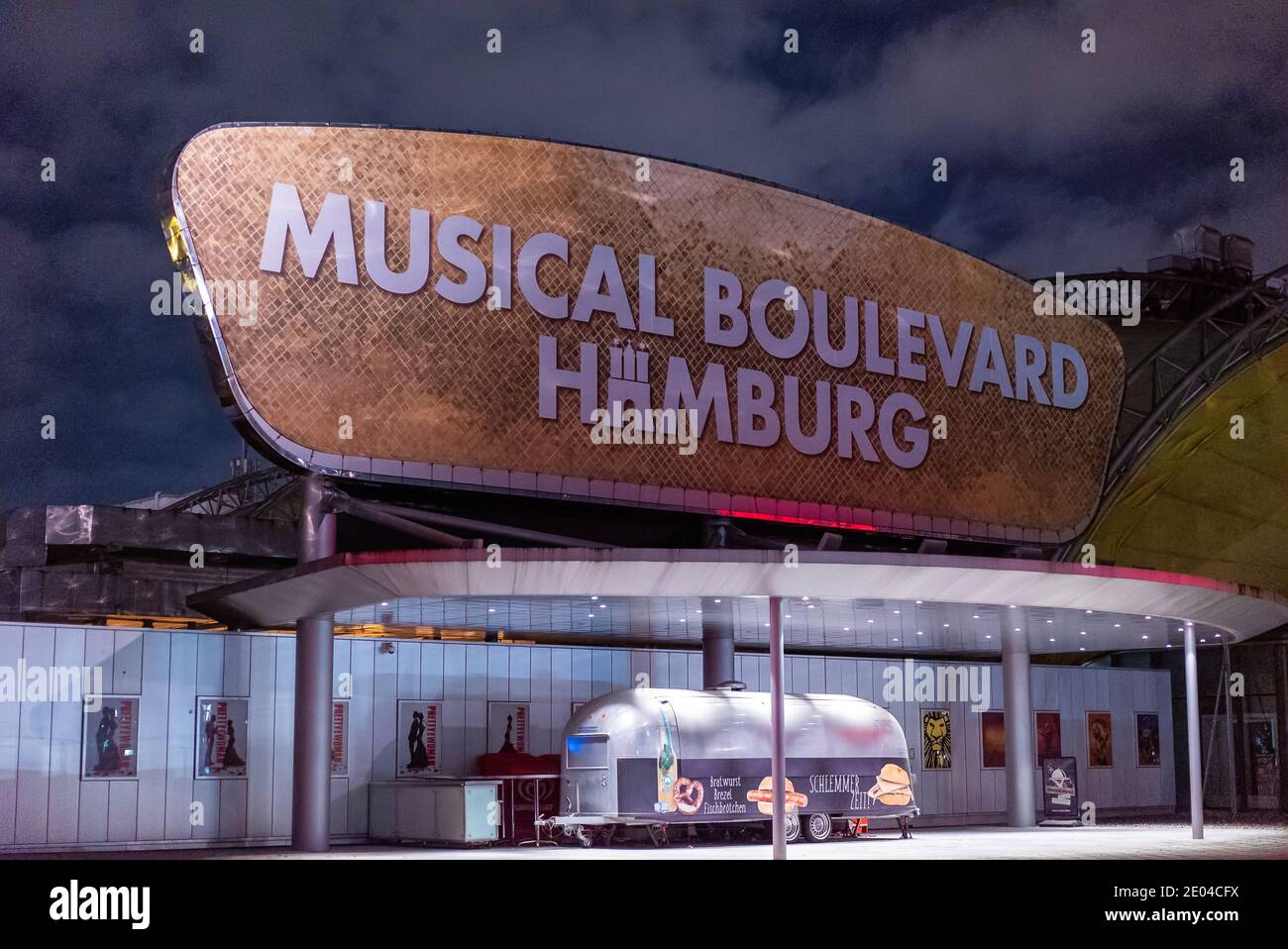 Stage Musical Theater in Hamburg - HAMBURG, GERMANY - DECEMBER 25, 2020 ...