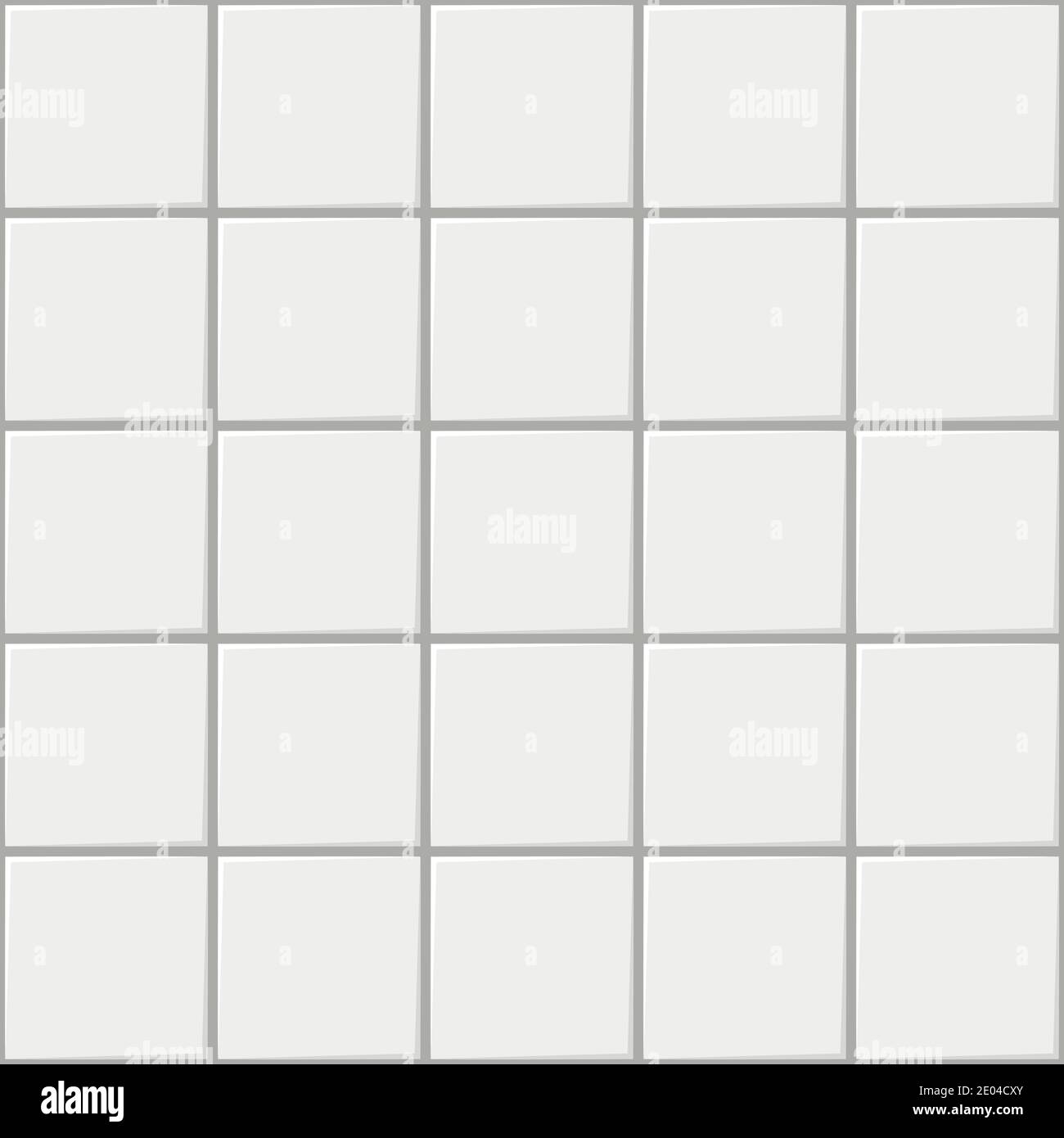 White square ceramic seamless pattern background, vector tile for ...