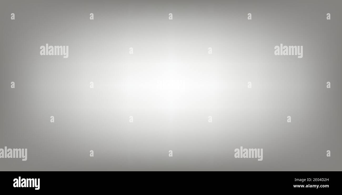 White grey horizontal background, gradient studio room, vector white ...